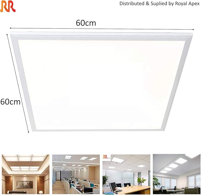 RR LED PANEL CEILING LIGHT 60X60 50W WHITE 6500K – Green Circle Trading ...