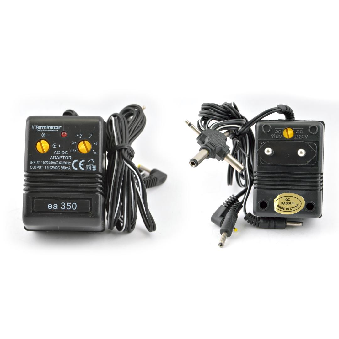 Terminator Deluxe Universal AC/DC Power Adaptor 350mA – Green Circle ...