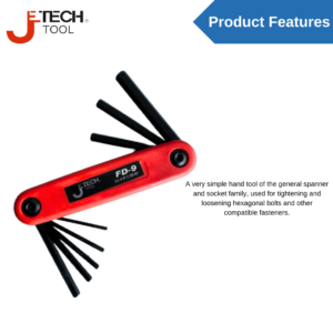 JETECH FOLDING HEX KEY FD-9 – Green Circle Trading Co LLC