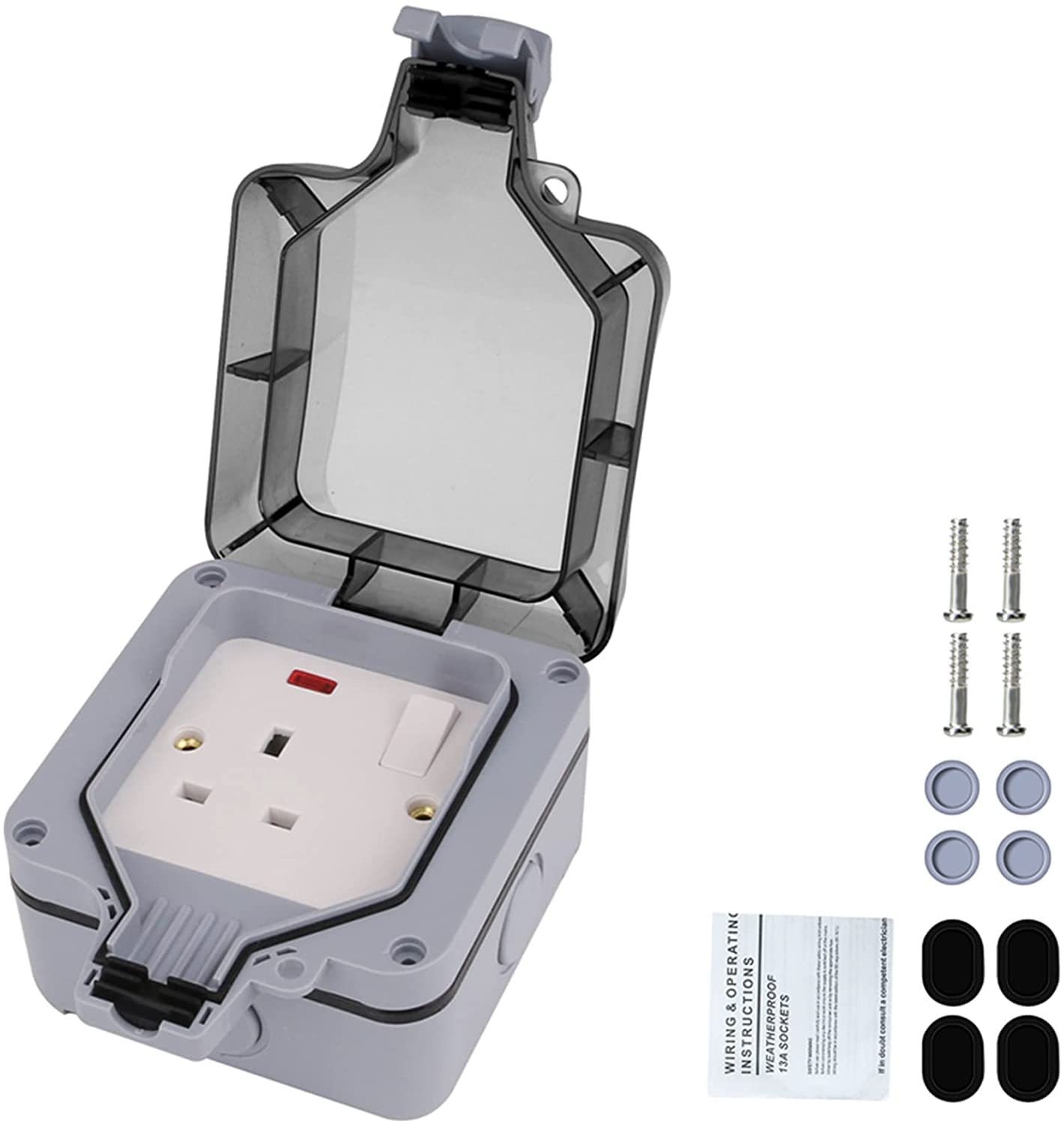 RR 13A WEATHERPROOF SINGLE SOCKET IP66 – Green Circle Trading Co LLC